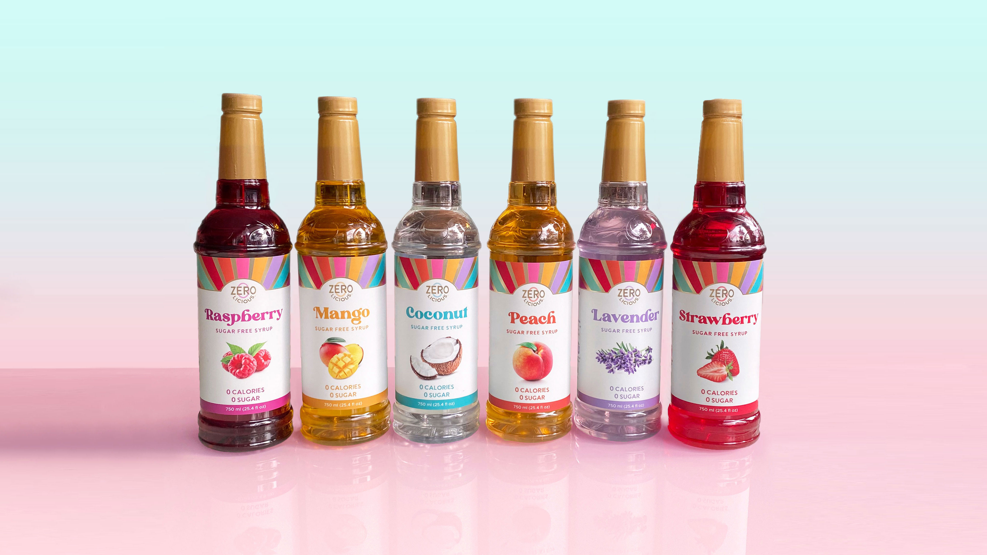 Zerolicious Fruit Syrups - Zero Calories, Zero Sugars